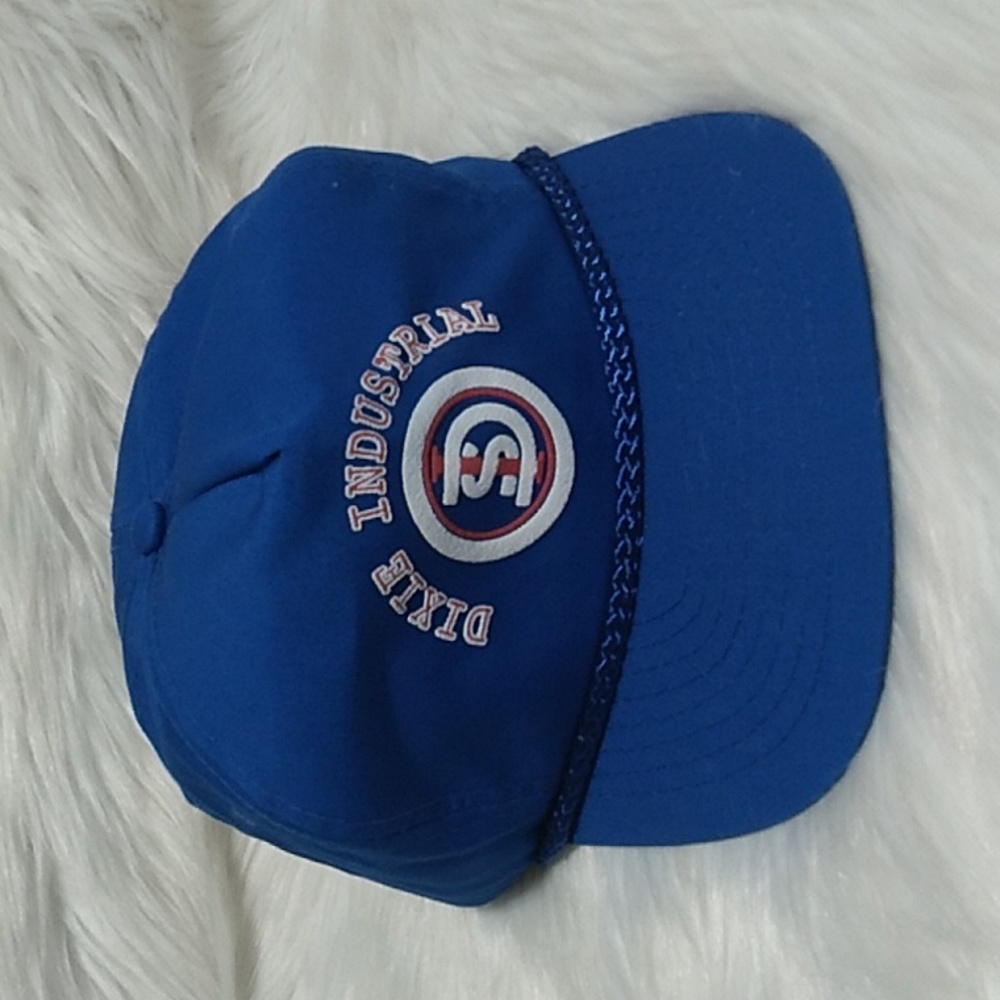 Rare! Dixie Industrial Nissin Snap Back Vintage Hat N… - Gem